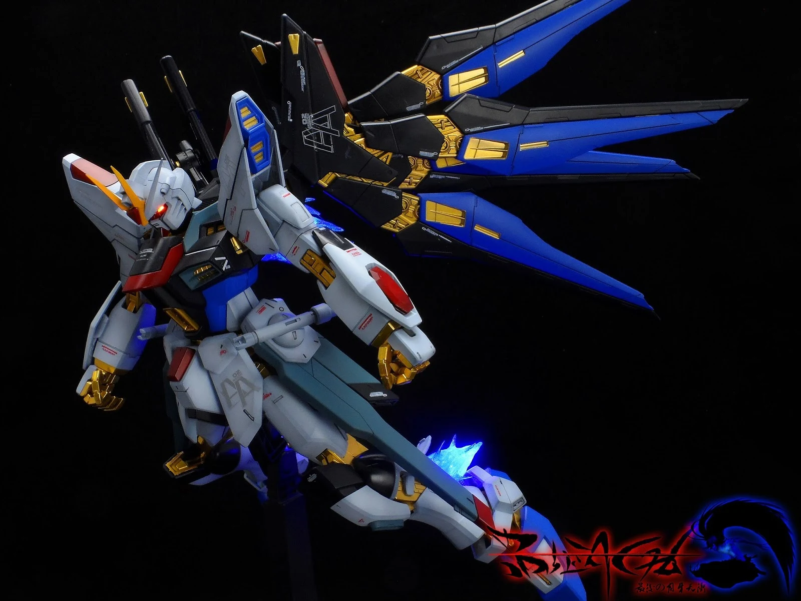Custom Build: MG 1/100 ZGMF-X20A Strike Freedom Gundam + LED