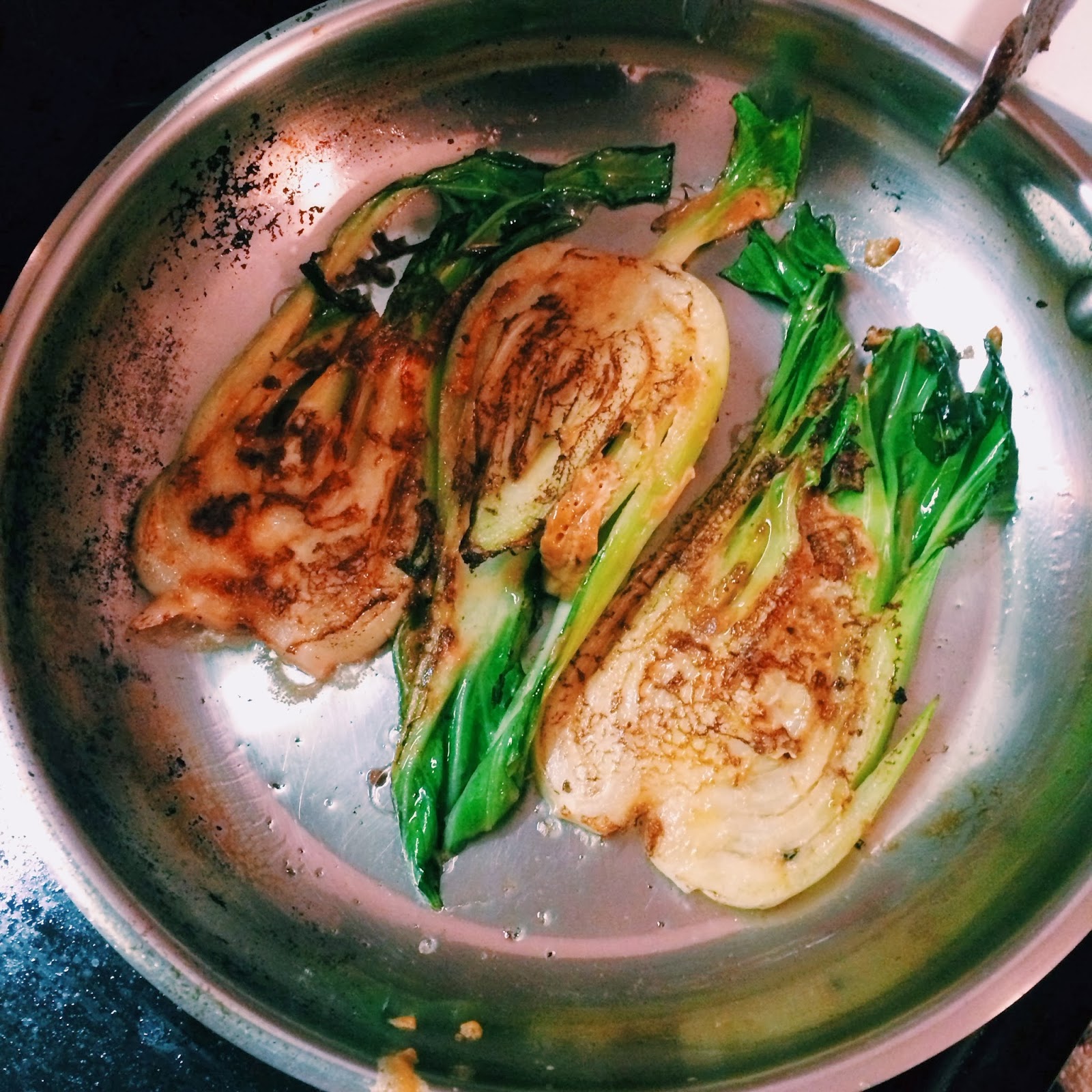 Pan Roasted Bok Choy by Rachel | Chef Us