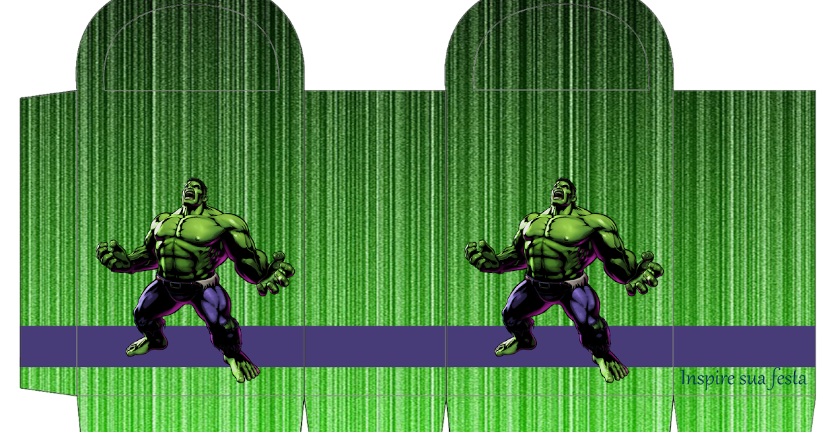 Hulk Birthday Party: Free Printable Boxes and Free Party Printables ...
