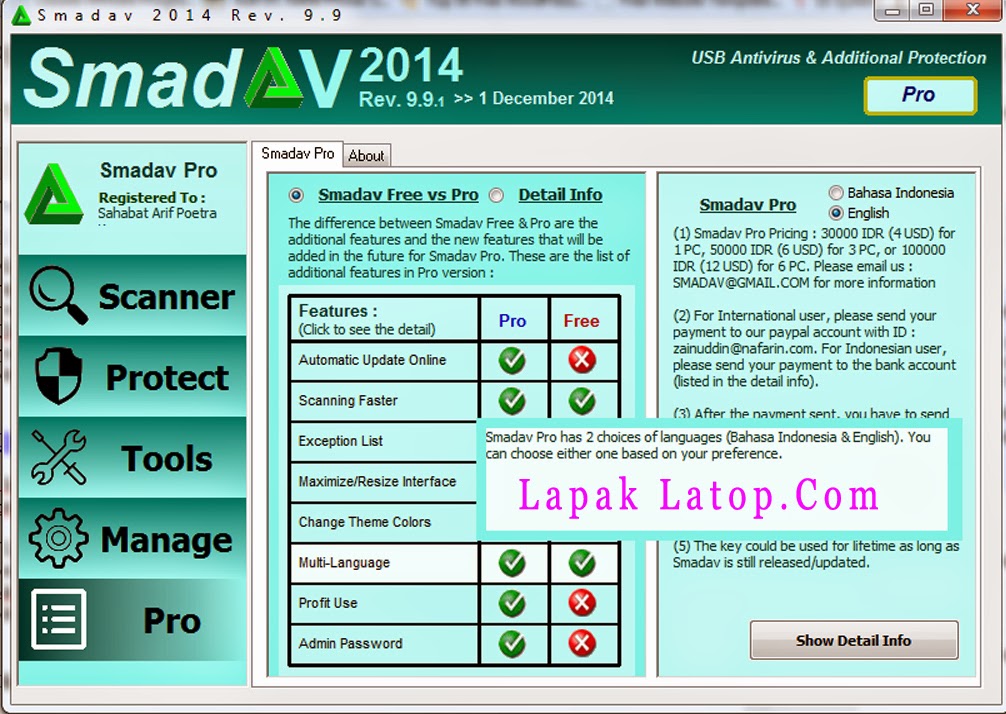 Download SMADAV Pro 9. 9. 1 Teranyar Full Version + Serial Number ...