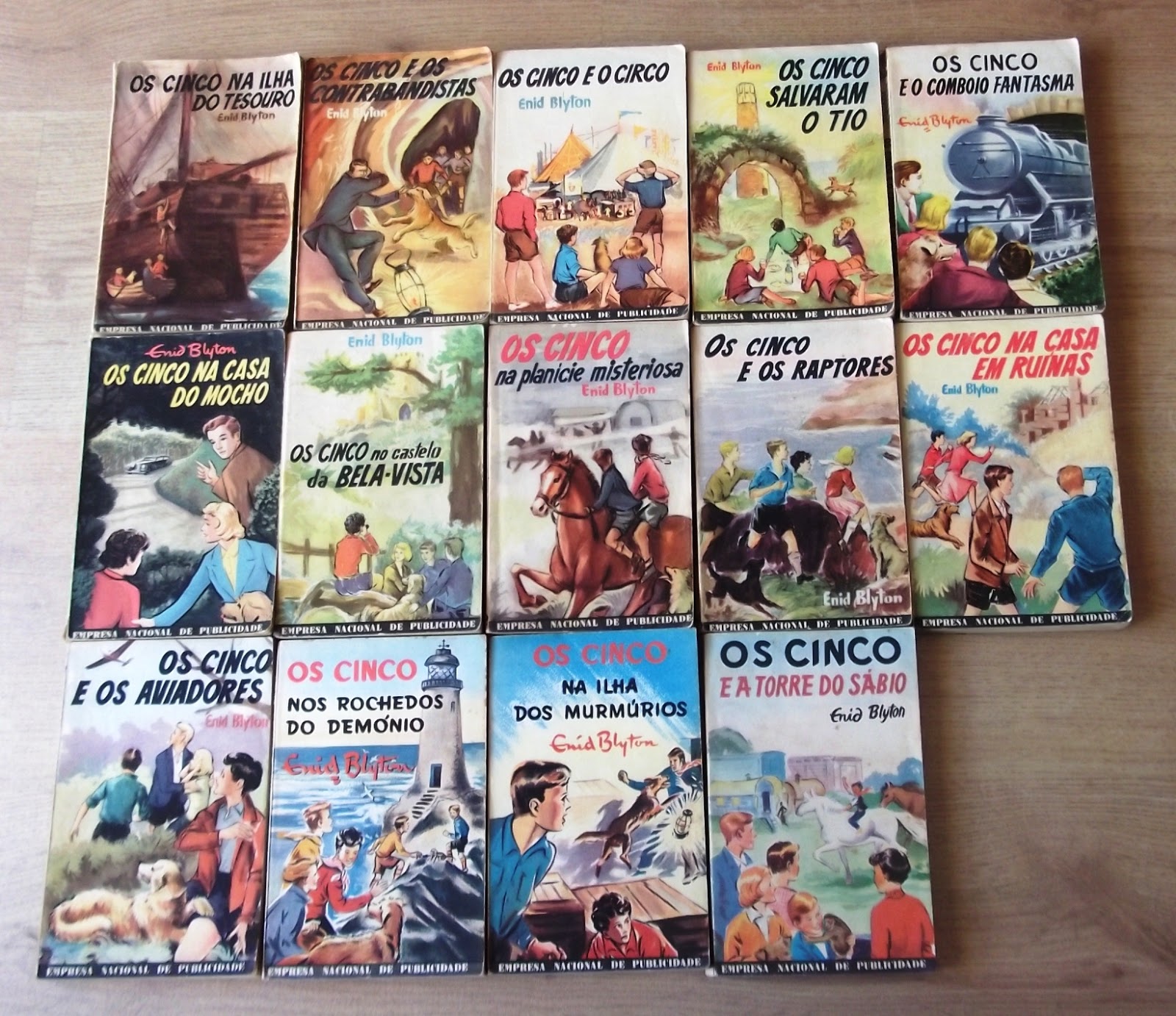 Livraria Alfarrabista Eu Ando A Ler: #Colecção Livros Os Cinco 1ª ...