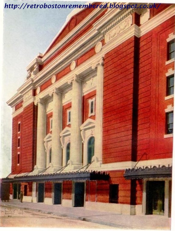 Retro Boston Remembered: The Tale of the Boston Opera House: A Lost ...