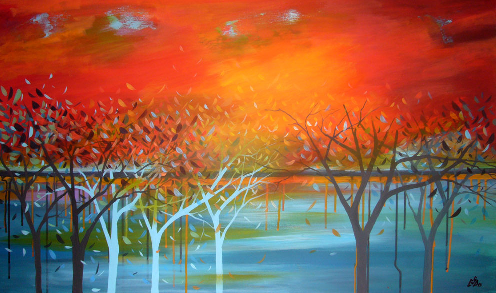 PICTURI CU PEISAJE: Peisaje abstracte