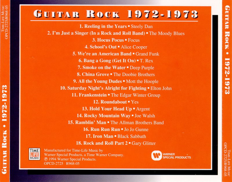 ENTRE MUSICA: GUITAR ROCK - 1972 - 1973 Varios artistas