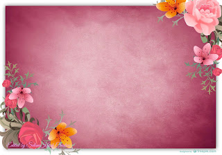 Freebies Koleksi Background Bunga - Kad Kawin Meletop