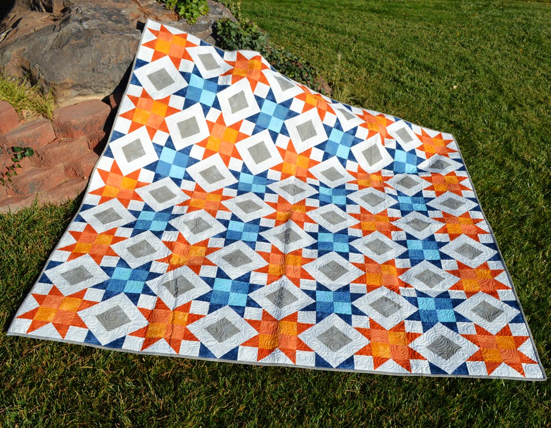 Happy Quilting: I Love Star Blocks x 4!!!!