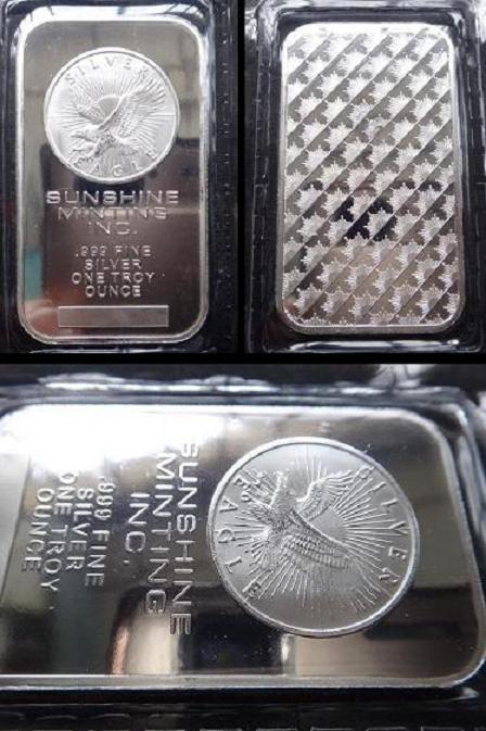 SUNAN$ILVER: 1oz SUNSHINE MINTING INC. .999 FINE SILVER BAR