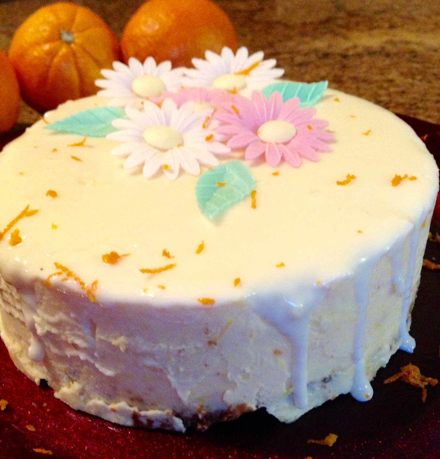 What's for lunch, Lily?: Tort cu mouse de portocale si ciocolata alba