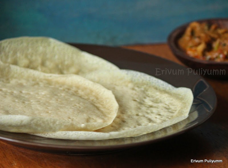 Erivum Puliyum: Whole Wheat(Gothambu) Paalappam | Laced Wheat Pancakes ...