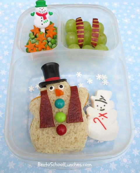 Bento School Lunches : Bento Lunch: Frosty The Snowman bento and ...