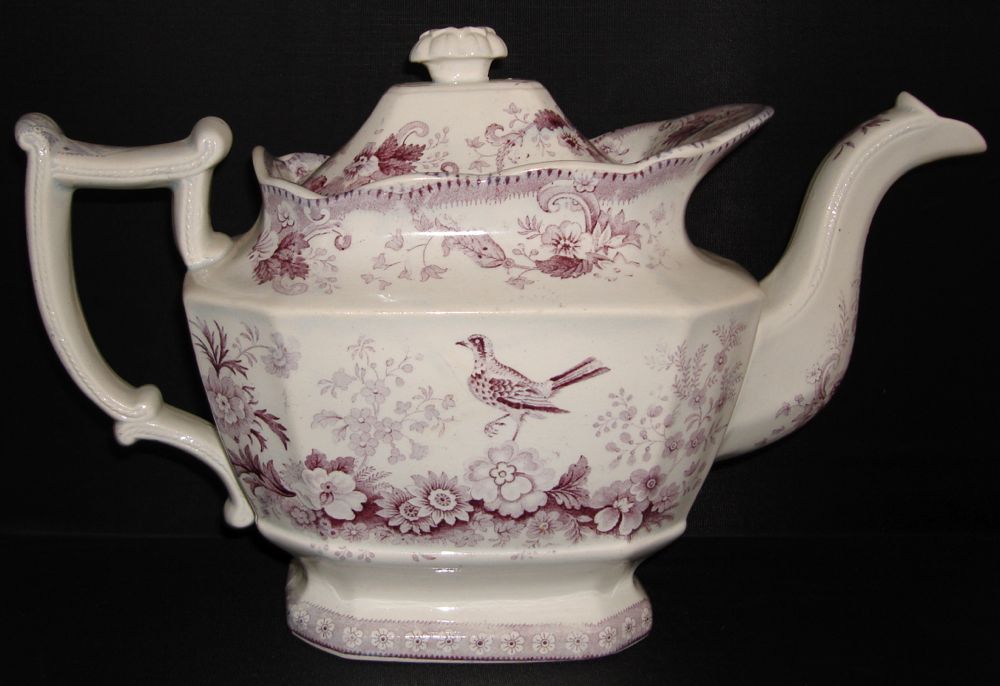 Dishy News - A Transferware Blog: TRANSFERWARE TEAPOTS