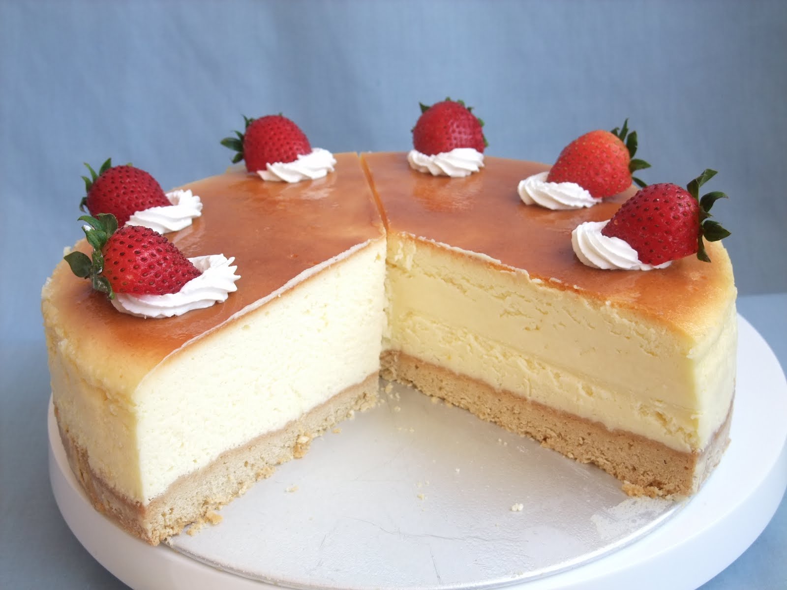 Veronica's Kitchen: Classic Baked Cheese cake - 经典芝士蛋糕