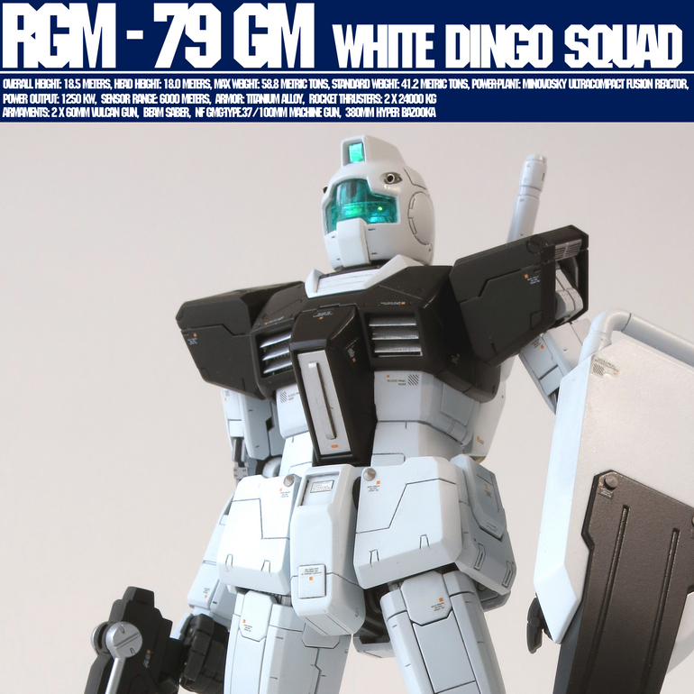 Custom Build: RG 1/144 GM (White Dingo Team Custom)