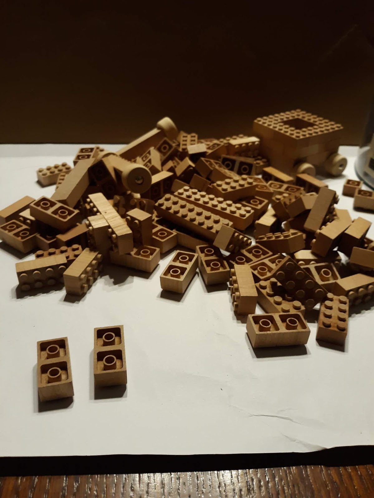 Construction Toys: Eco Bricks, LEGO Compatible wooden blocks