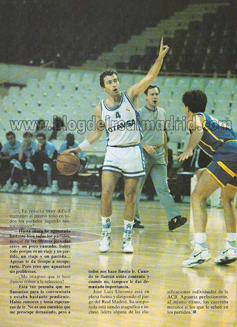 José Luis Llorente - Revista Oficial Real Madrid (1991) | Blog del Real ...