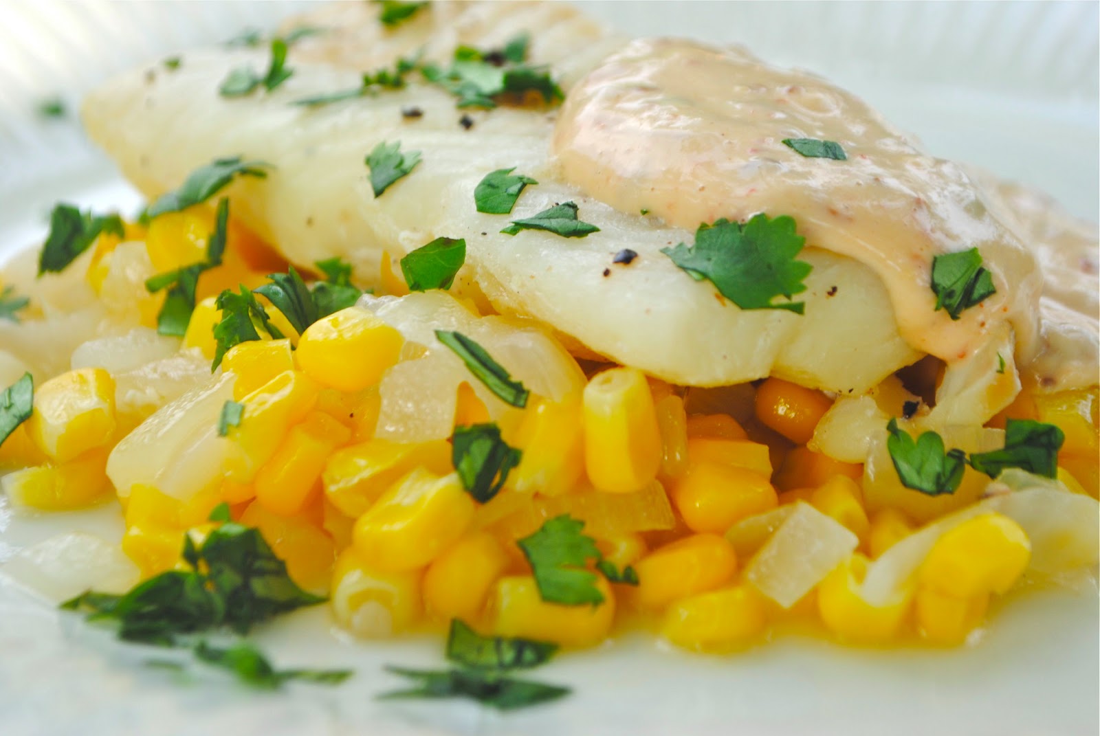 Recipe Doodle: SMOKY CHIPOTLE COD WITH CORN