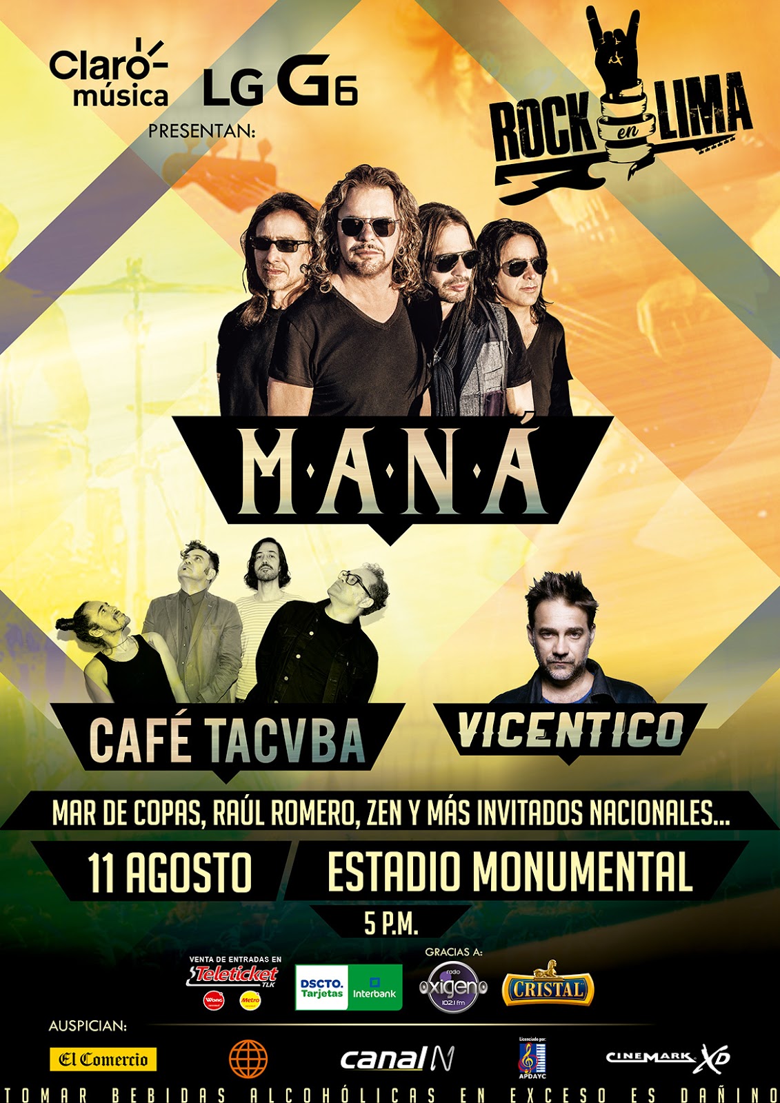 FESTIVAL ROCK EN LIMA SABADO 11 DE AGOSTO 2018 - SoyConcierto™