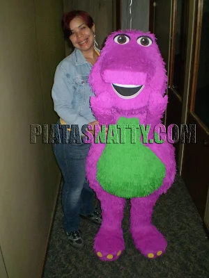 PIÑATAS TEMÁTICAS : PIÑATA DE BARNEY