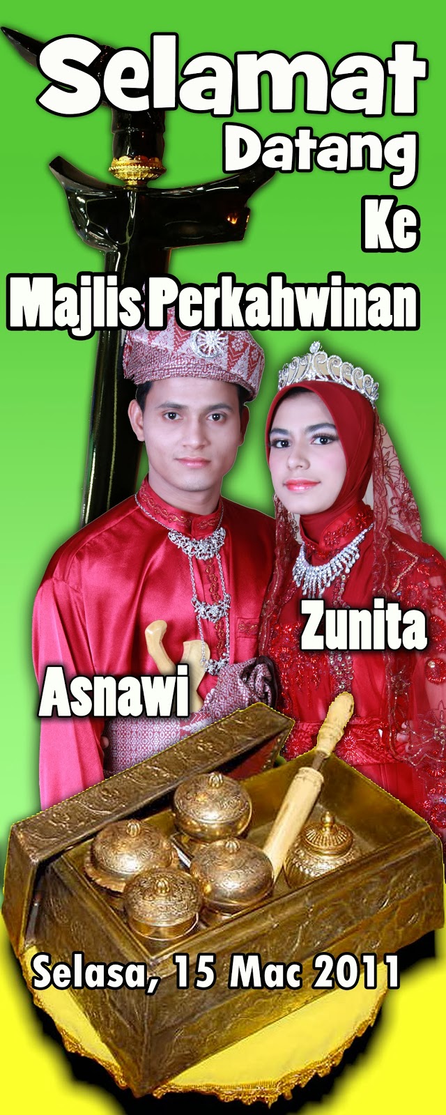 Butik Pengantin De Lyda Andaman: TEMPAHAN DJ PA SISTEM & DESIGN BANNER ...