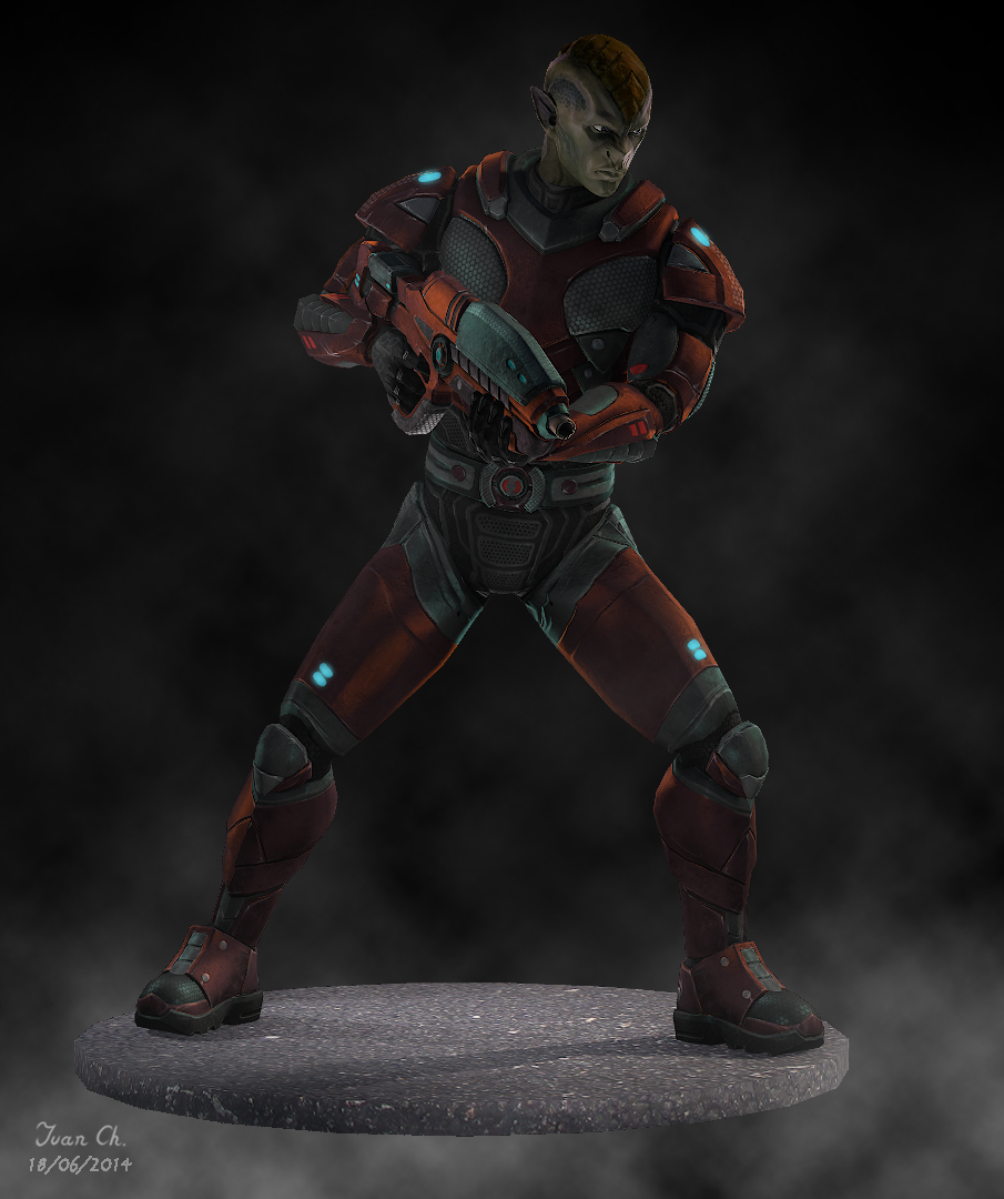 Thetwinsartists: Alien soldier