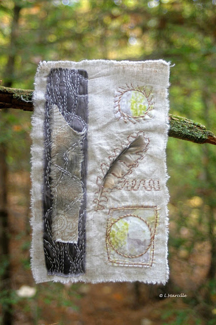 Linda Marcille, Fine Art ~ Crow House Studio: Fiber Art in the Forest