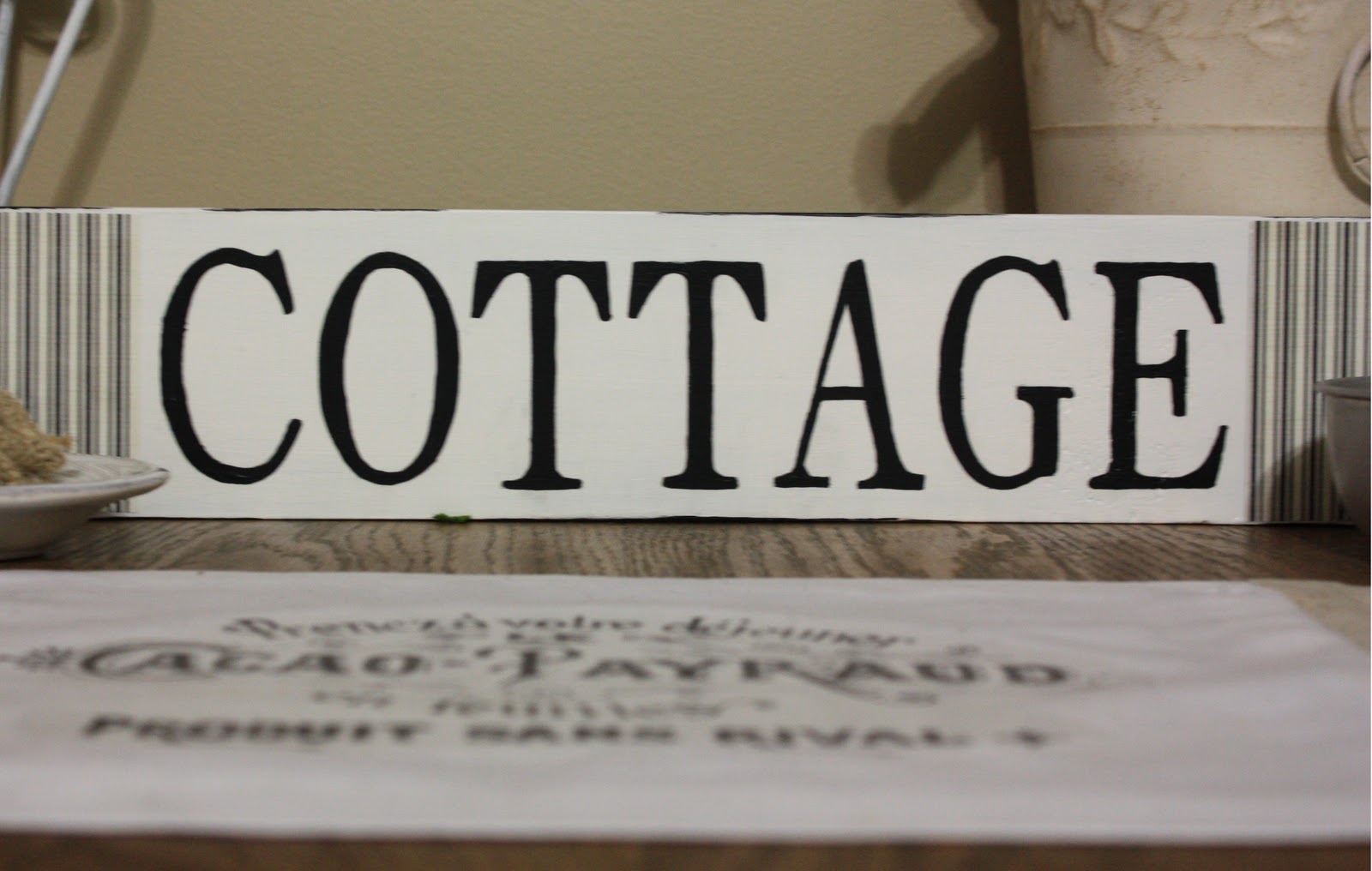 Cottage Style House Sign - Photos