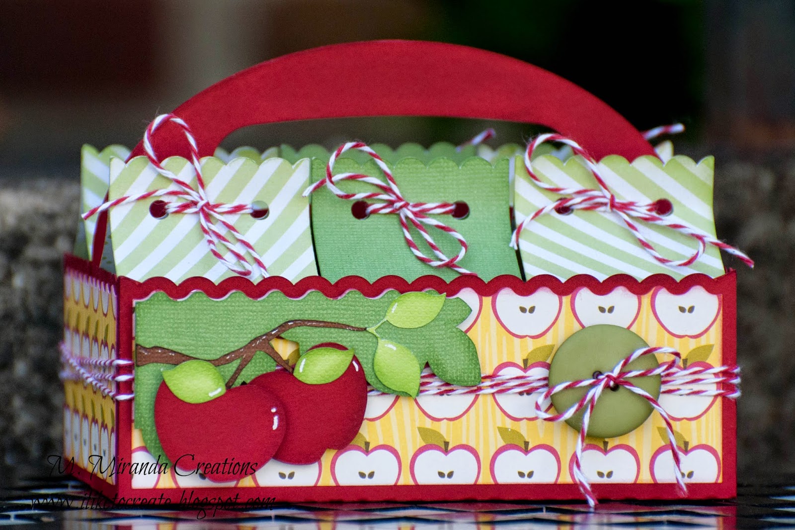 Twine It Up! by Annie's Paper Boutique : A Caddy of Apples!