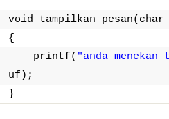 cobain: Cara Menggunakan Fungsi dalam Bahasa C
