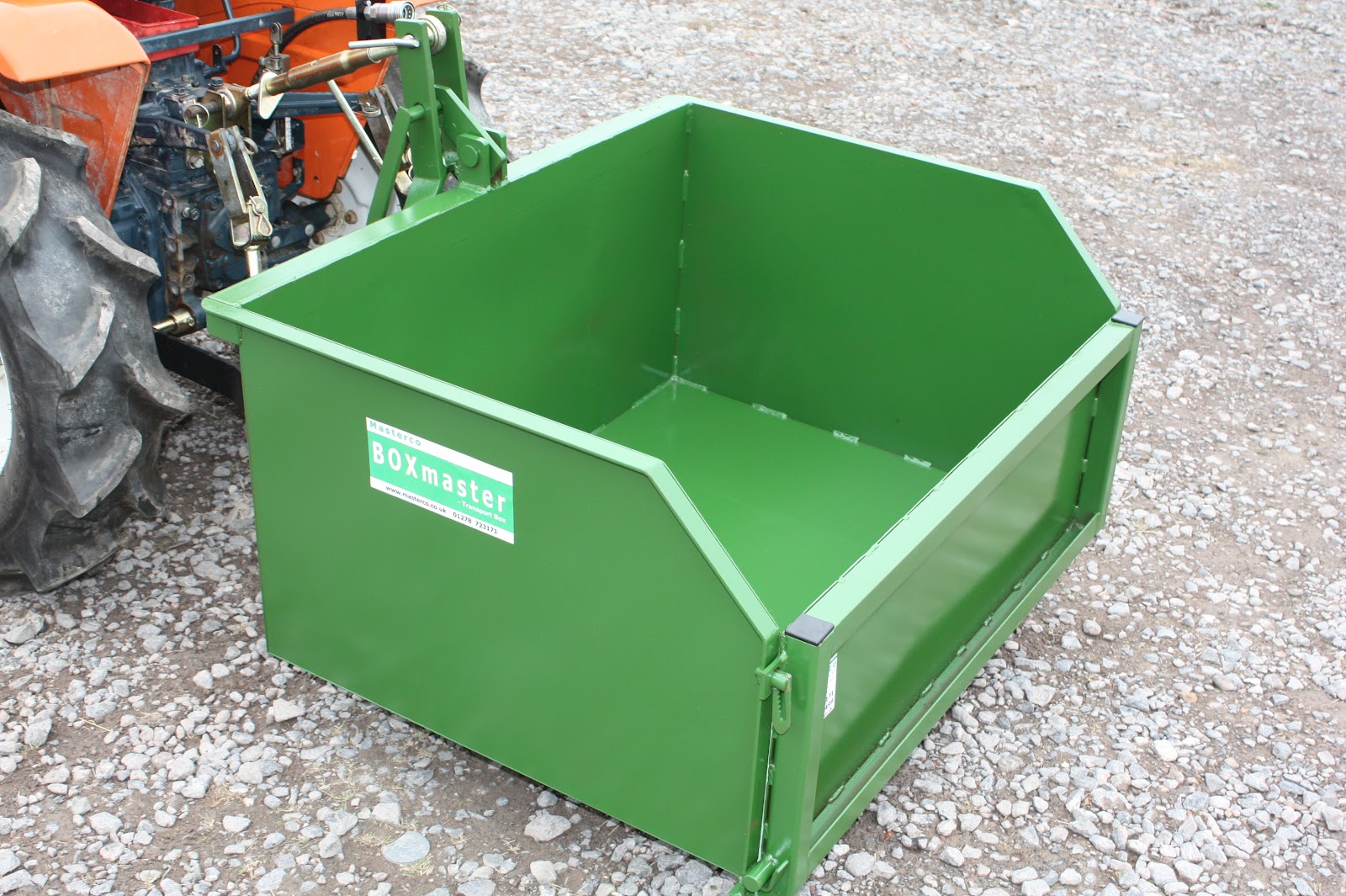 Compact Tractors and Machinery: Back breaking manure mucking out - no more.