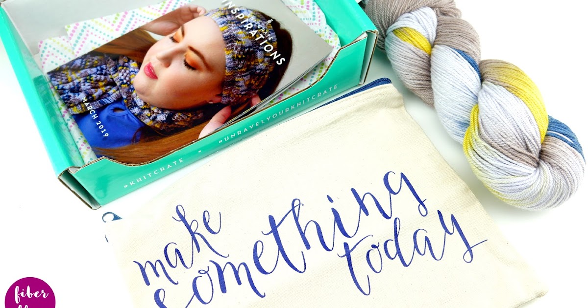 Fiber Flux: March Knit Crate...Unboxing & Coupon Code!