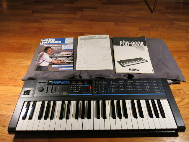 MATRIXSYNTH: Korg Poly 800 II Analog Synthesizer w/ Extras