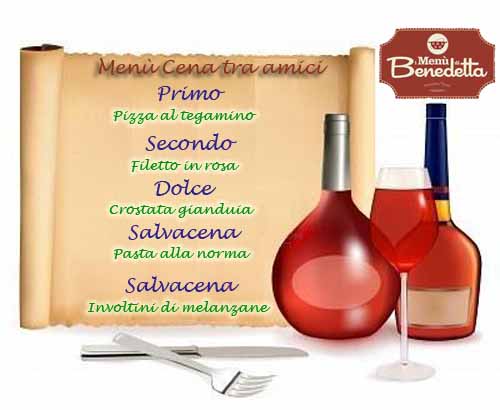 Menù Cena tra Amici - Giovedì 9 Maggio 2013: puntata da "I menù di ...