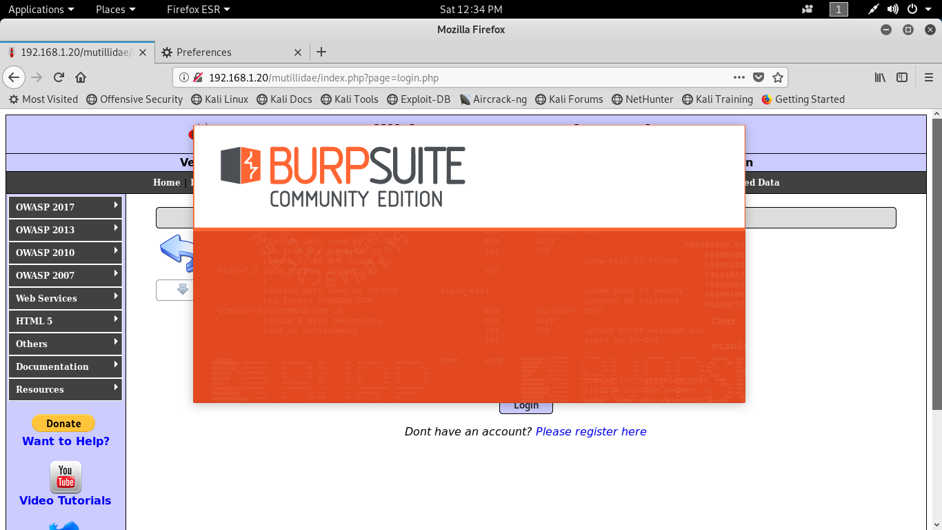 Owasp Sql Injection Authentication Bypass Using Burpsuite ~ The Cybersploit