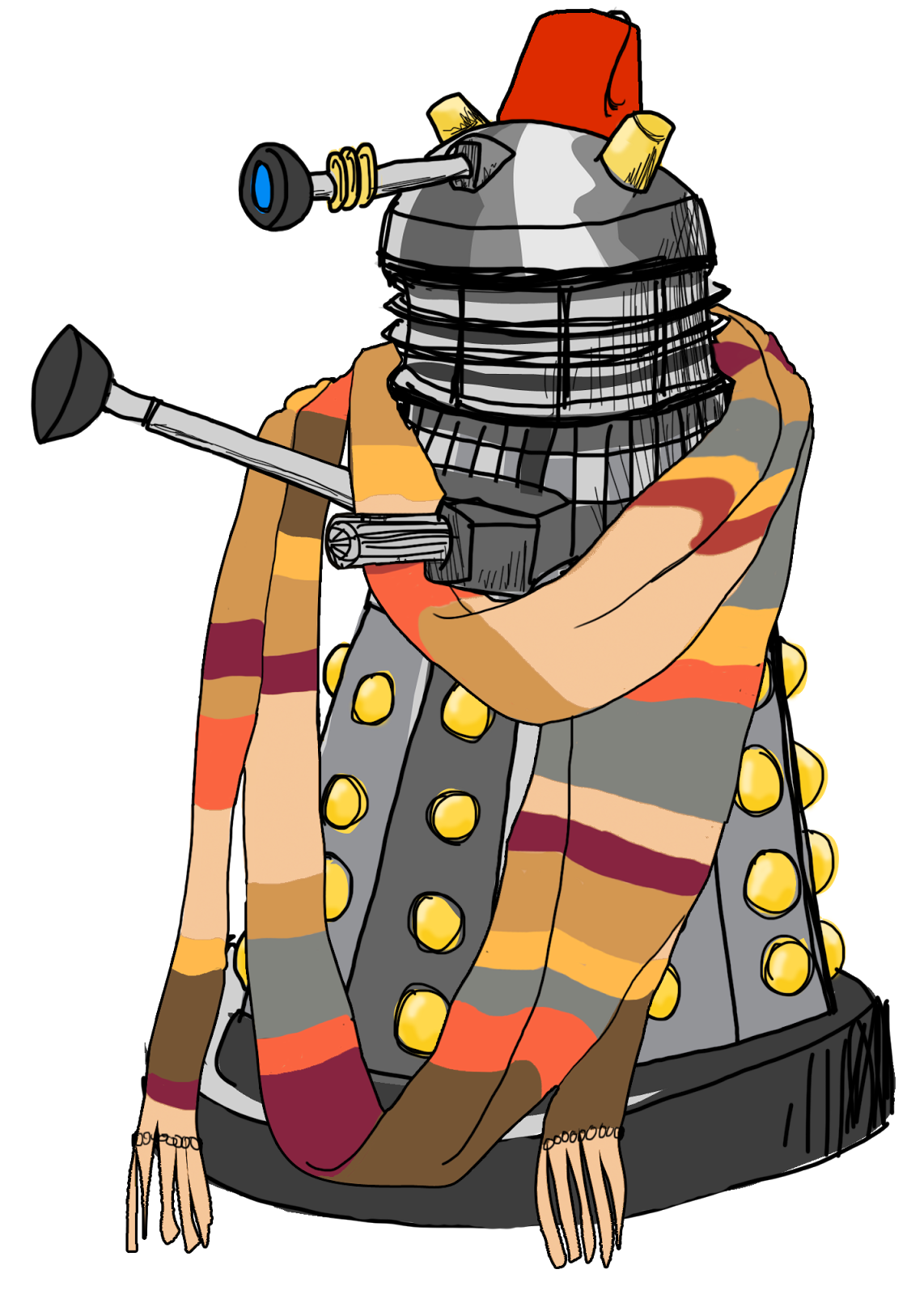 eelassirak: Pretty picture of a silly Dalek