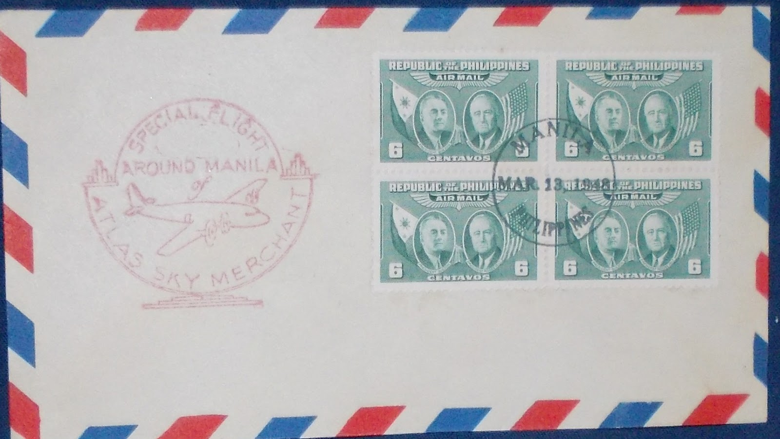 Philatelic Philippines: special flight cover