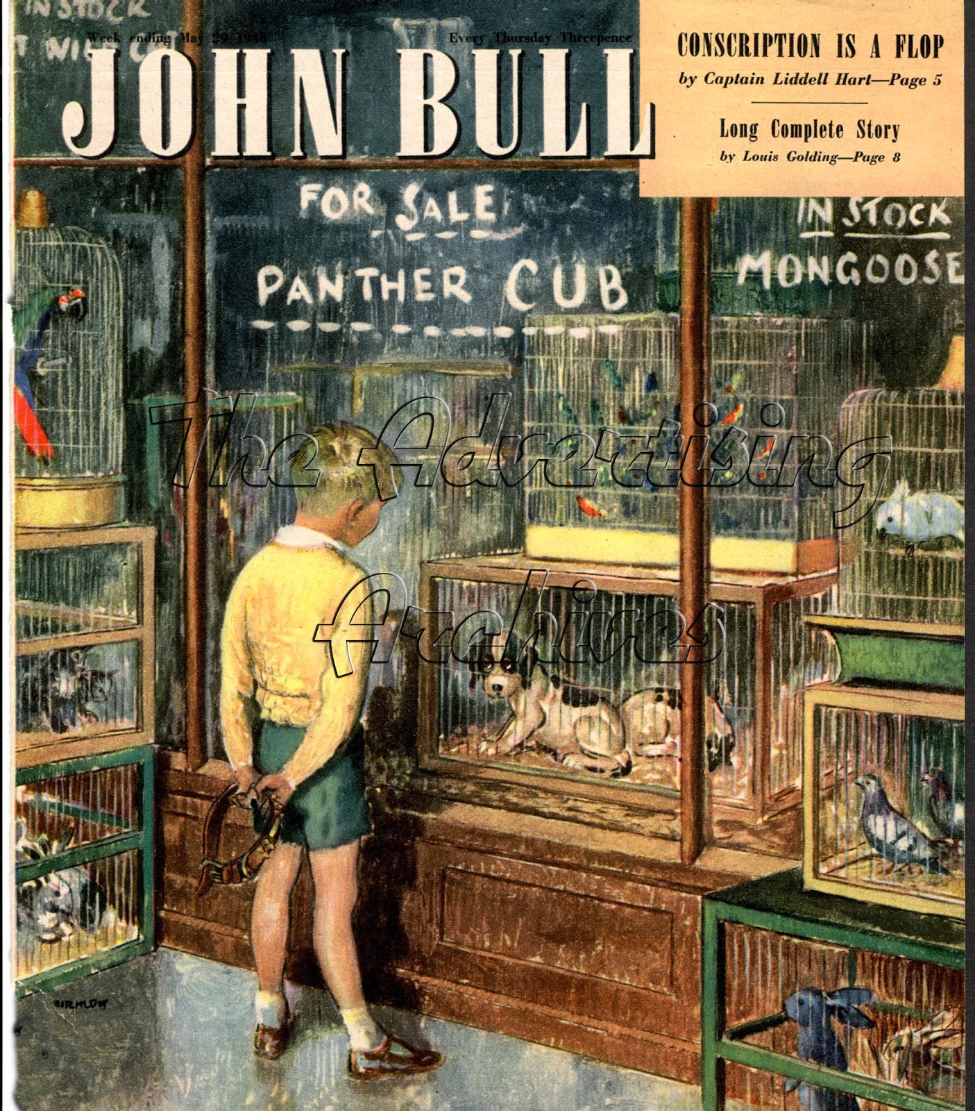 The Advertising Archives: Its a Dogs Life with John Bull!