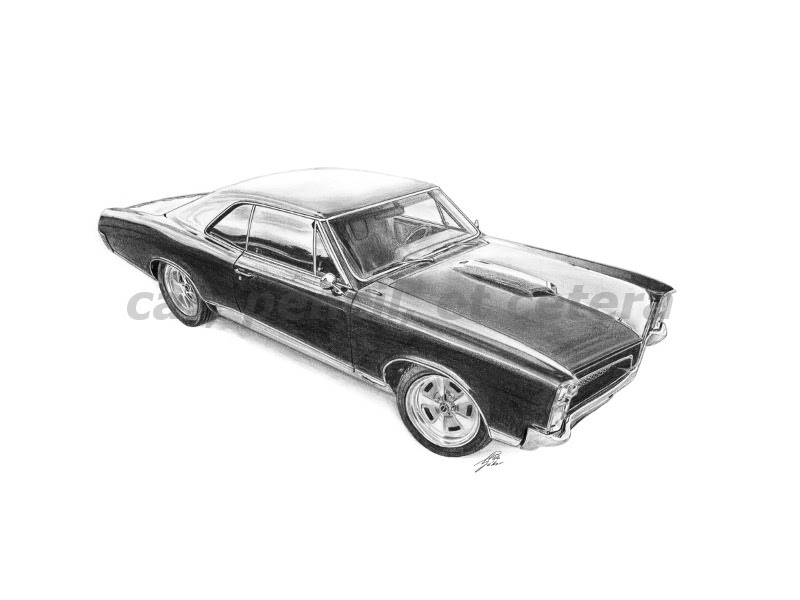 car, pencil, et cetera: Pontiac GTO '67