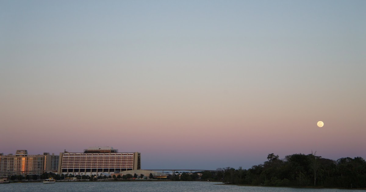 Picturing Disney: Full Moon over Bay Lake