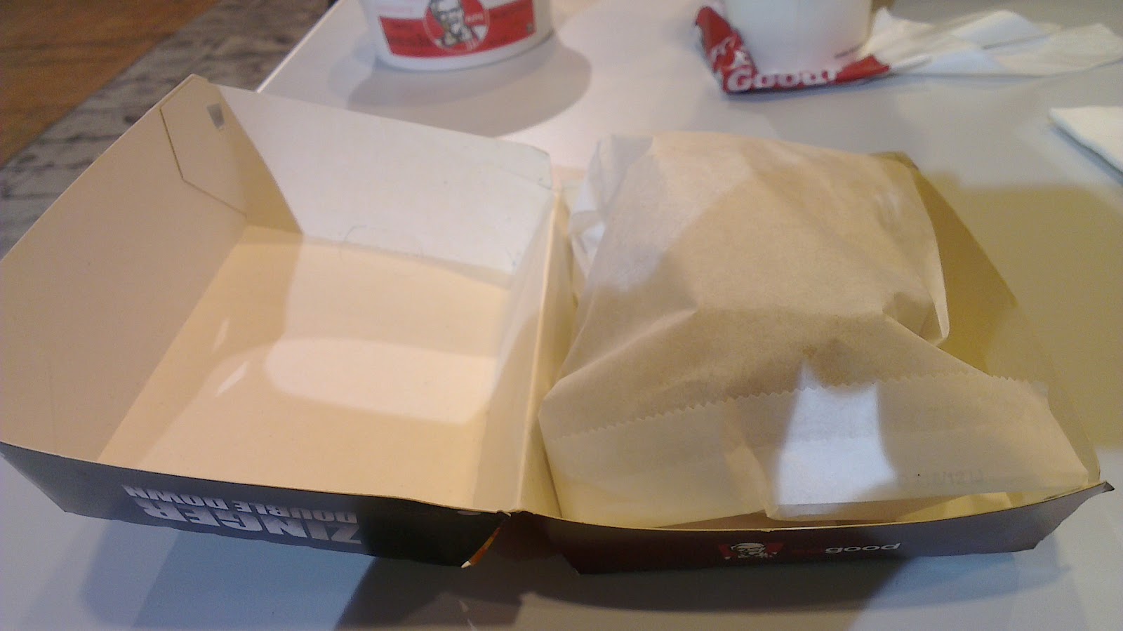 Globe NOMAD Rider...: KFC's Zinger Double Down..