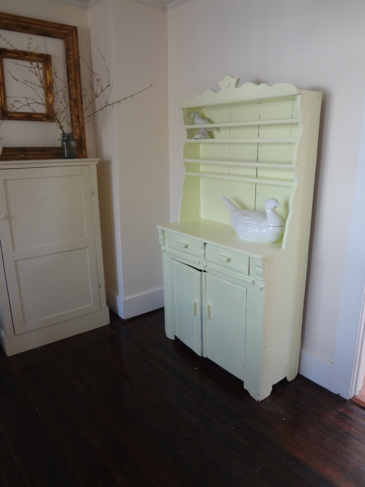 Heir and Space: An Antique Step back Cupboard