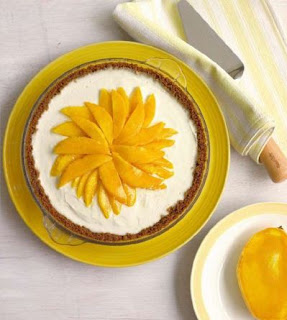 Frozen Mango Cream Pie recipe and ingredients - All in one recipes