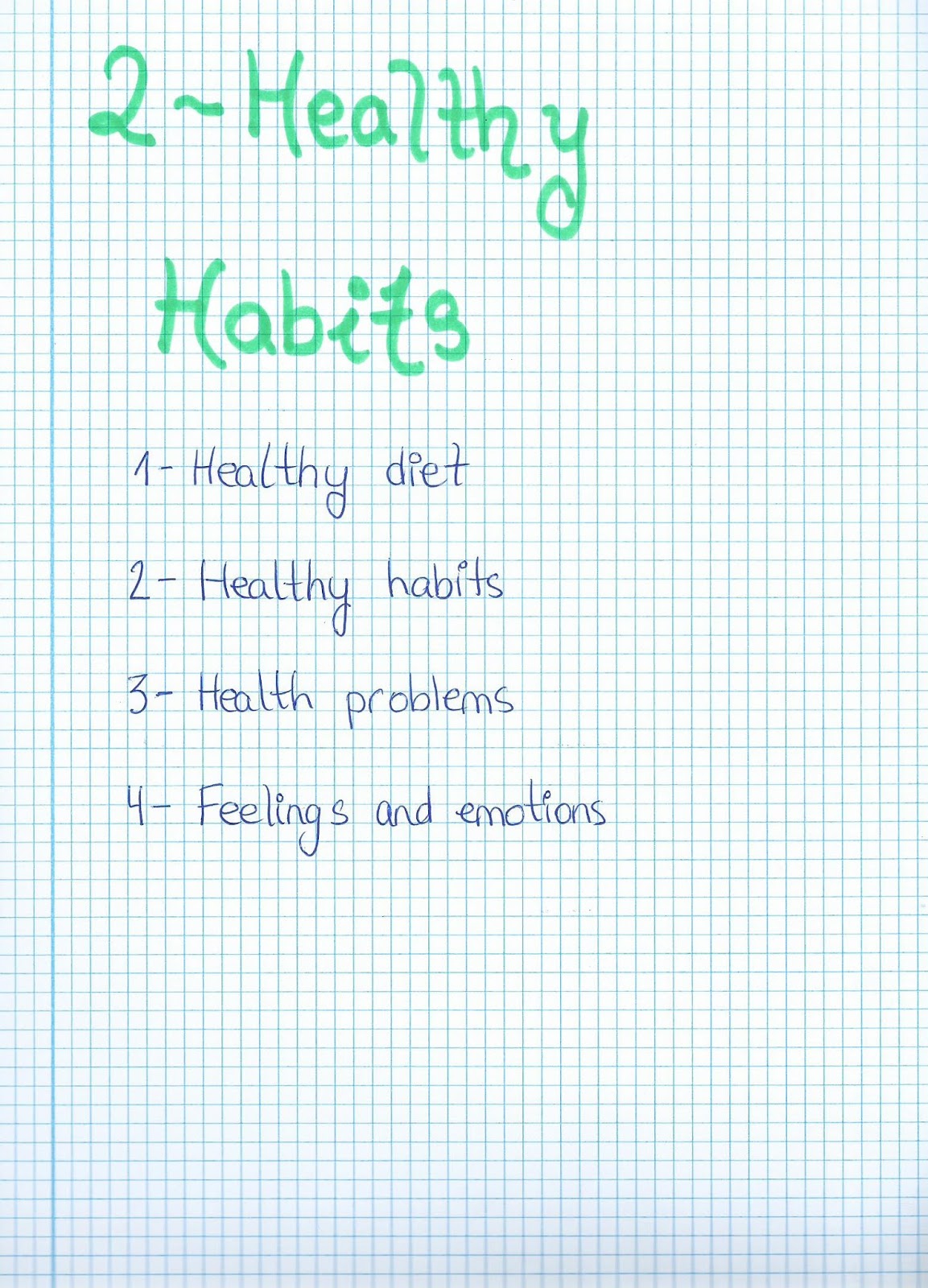 Investiga con nosotros: Unit 2 Healthy Habits