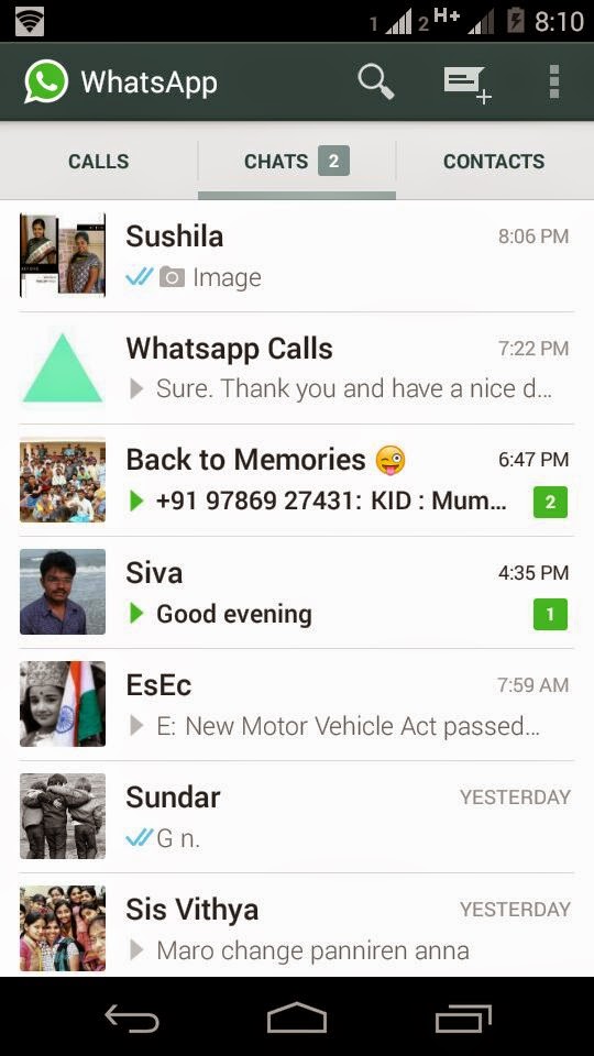 How to make WhatsApp Free Voice calls | Five Steps | Sunface Connect ...