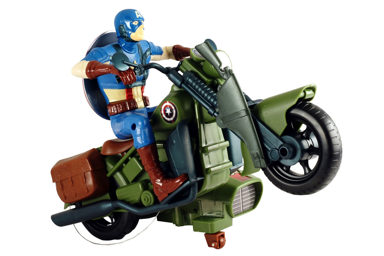 MOTORCYCLE 74: Captain America - RC - Motorcycle sidecar toy