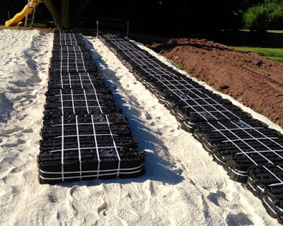Expert Septic - No Sand Mound: Eljen GSF Basic install pics