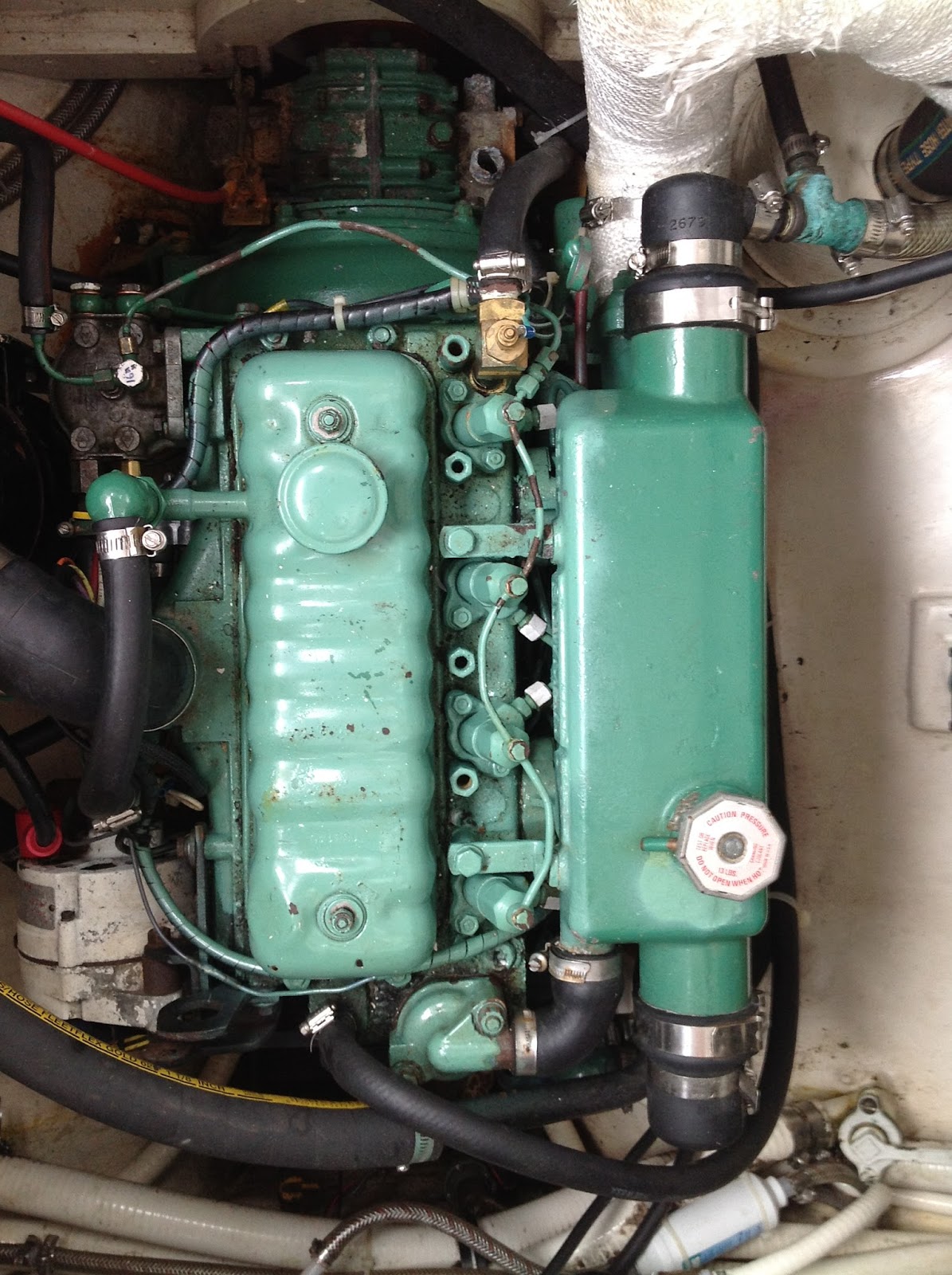Rosalind: Replacing the old Perkins 4-108 Diesel Engine