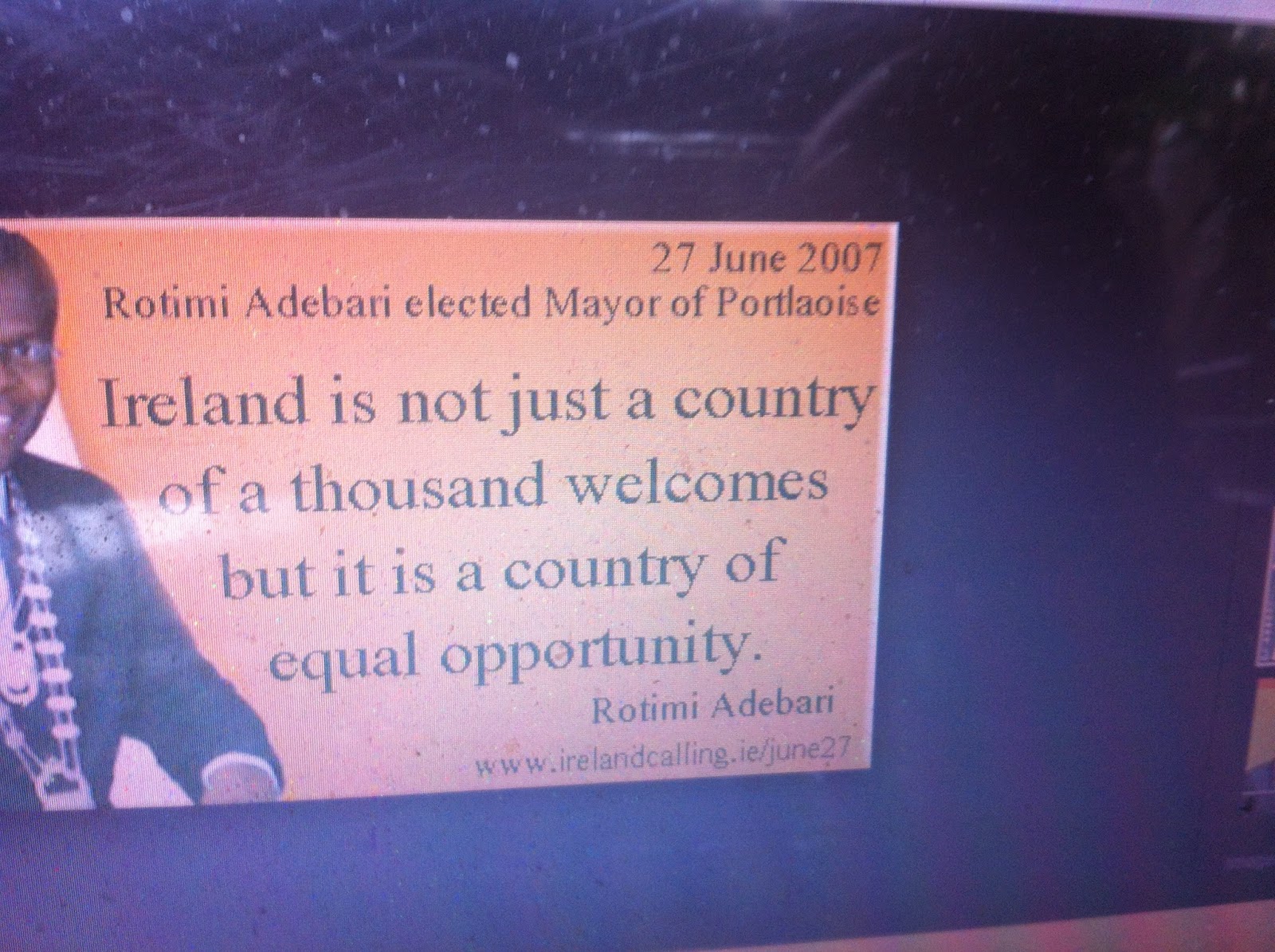 THE BLACK SOCIAL HISTORY:: BLACK SOCIAL HISTORY : AFRO-IRISH POLITICIAN ...