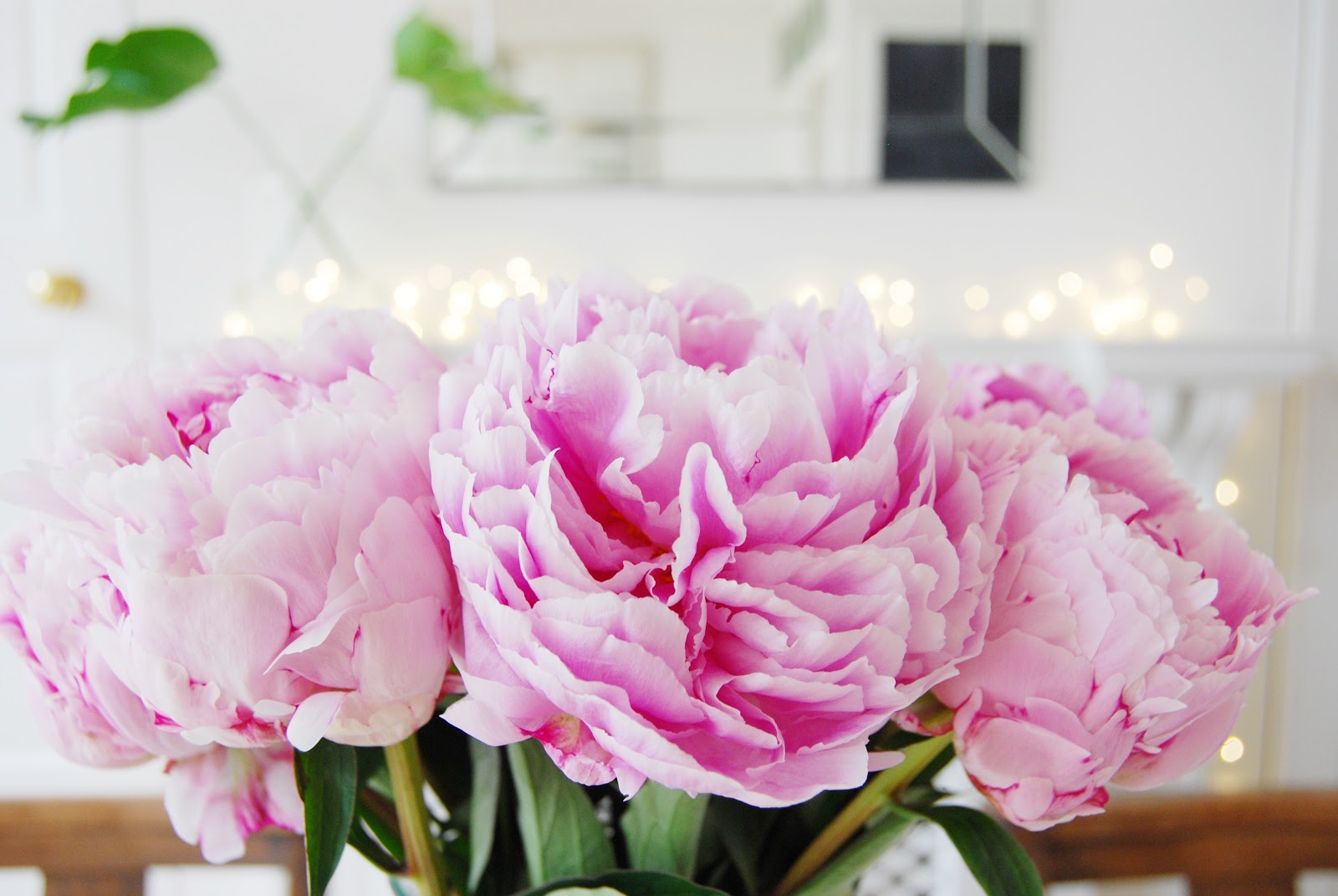 Hanging Peonies & Happiness | Brick Dust & Glitter