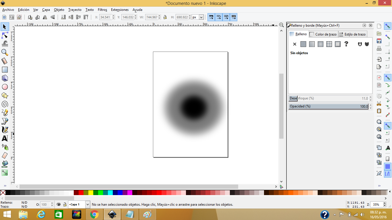 APRENDE A USAR INKSCAPE: Desenfocar.
