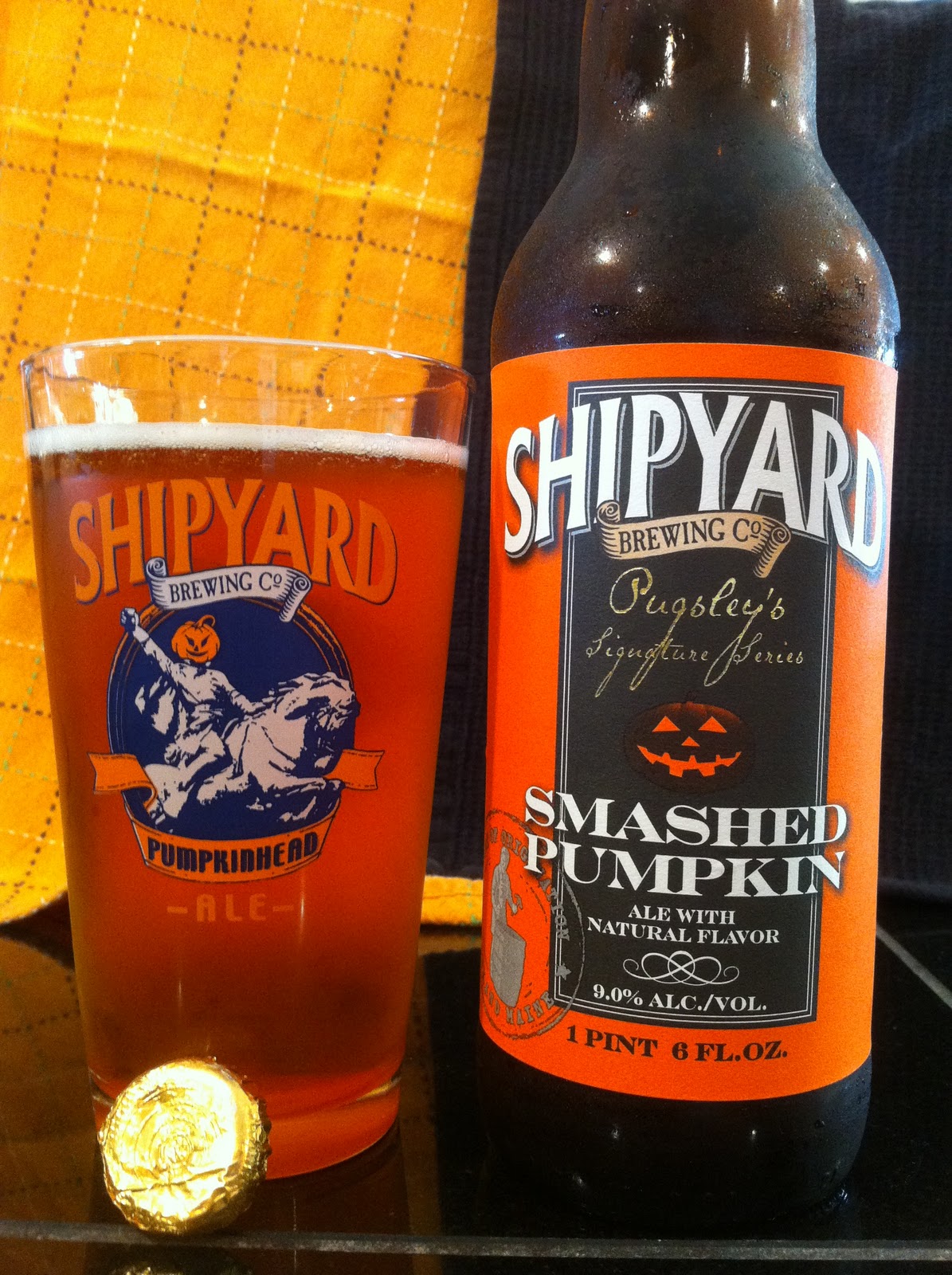 NorCal Beer Blog: Shipyard Brewing Company Smashed Pumpkin Ale